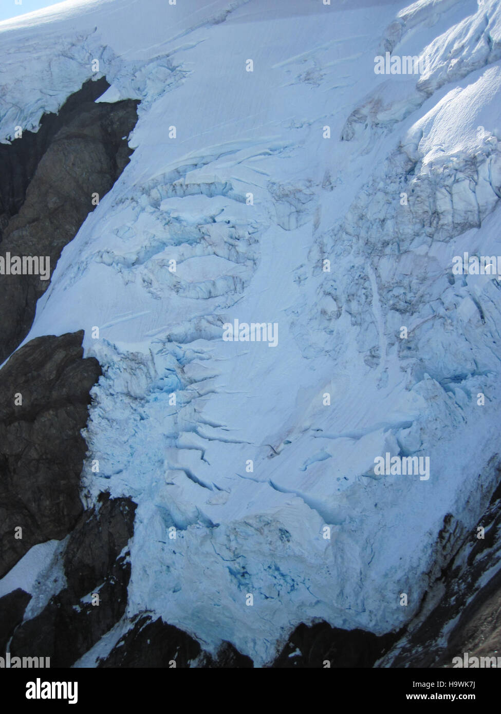 Ice Fall at White Glacier in Olympic National Park is a stunning ...