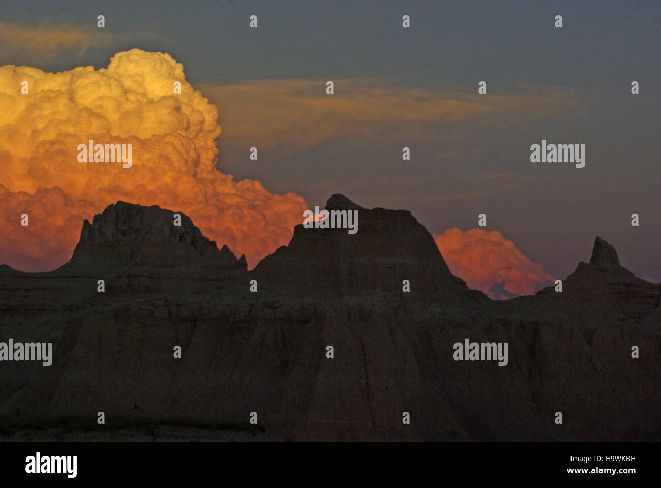 The Badlands National Park is known for its dramatic landscapes, with ...
