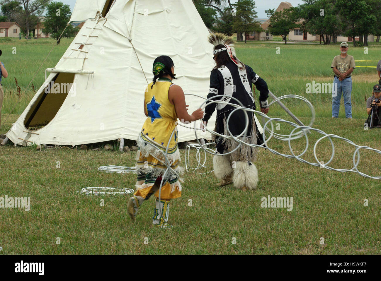A cultural performance featuring Star and Dallas Hoop Dance, held at ...