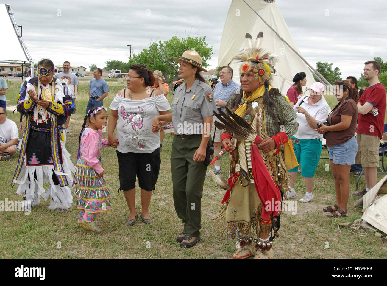 The InterTribal Circle Dance is a cultural celebration held at Badlands ...