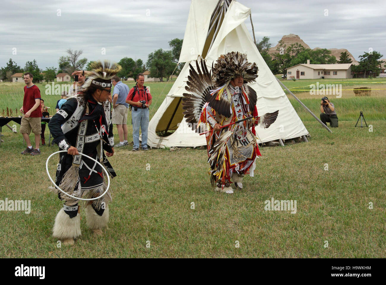 An Eagle Dance event at Badlands National Park, celebrating Native ...