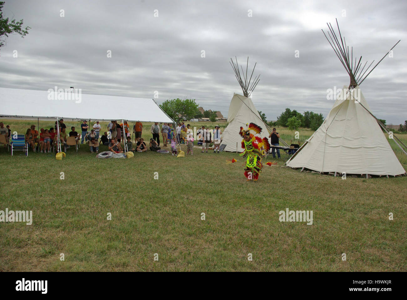 The Hunter Fancy Dance is a cultural performance held in Badlands ...