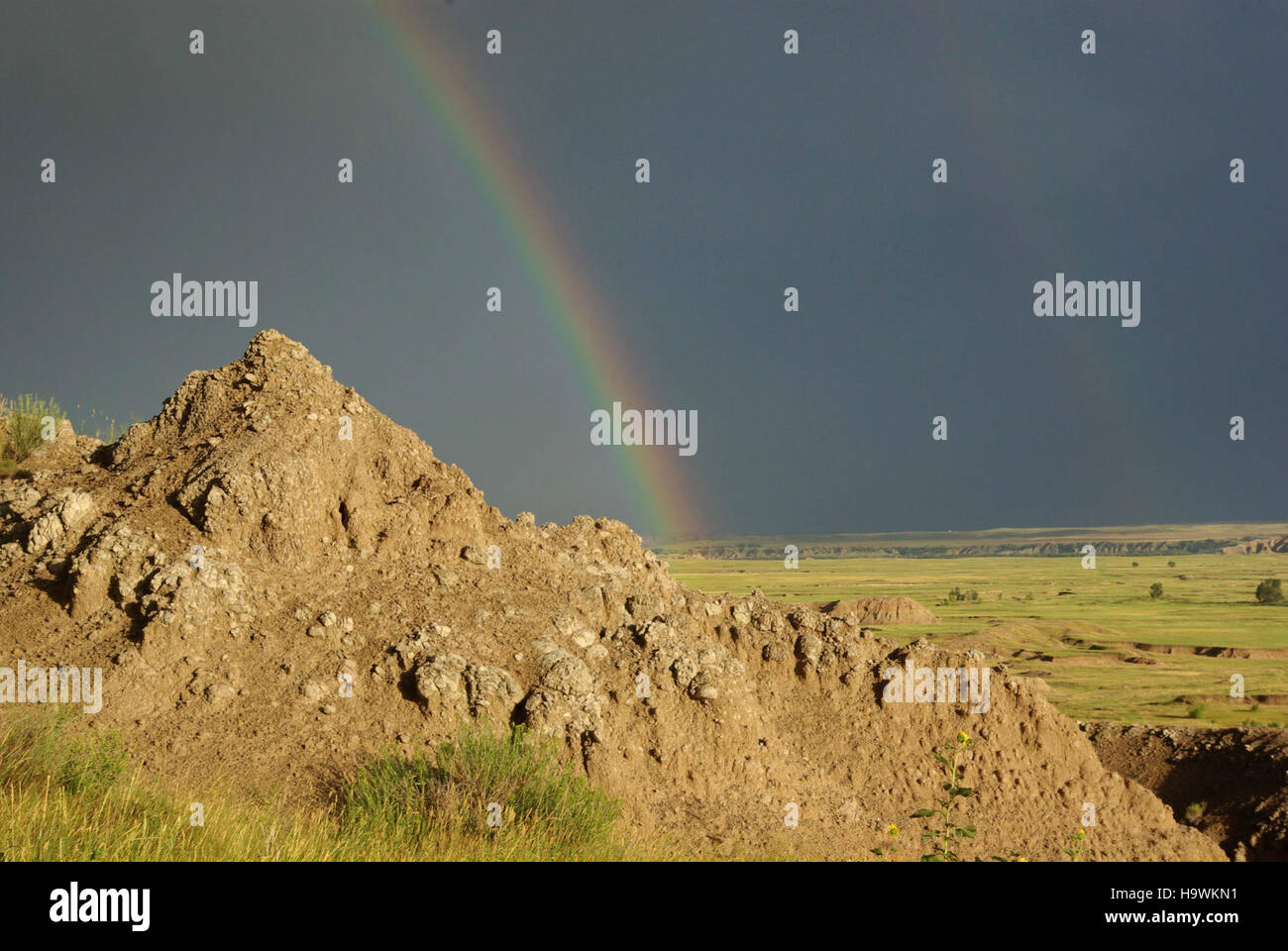 The Rainbow & Prairie area of Badlands National Park offers stunning ...