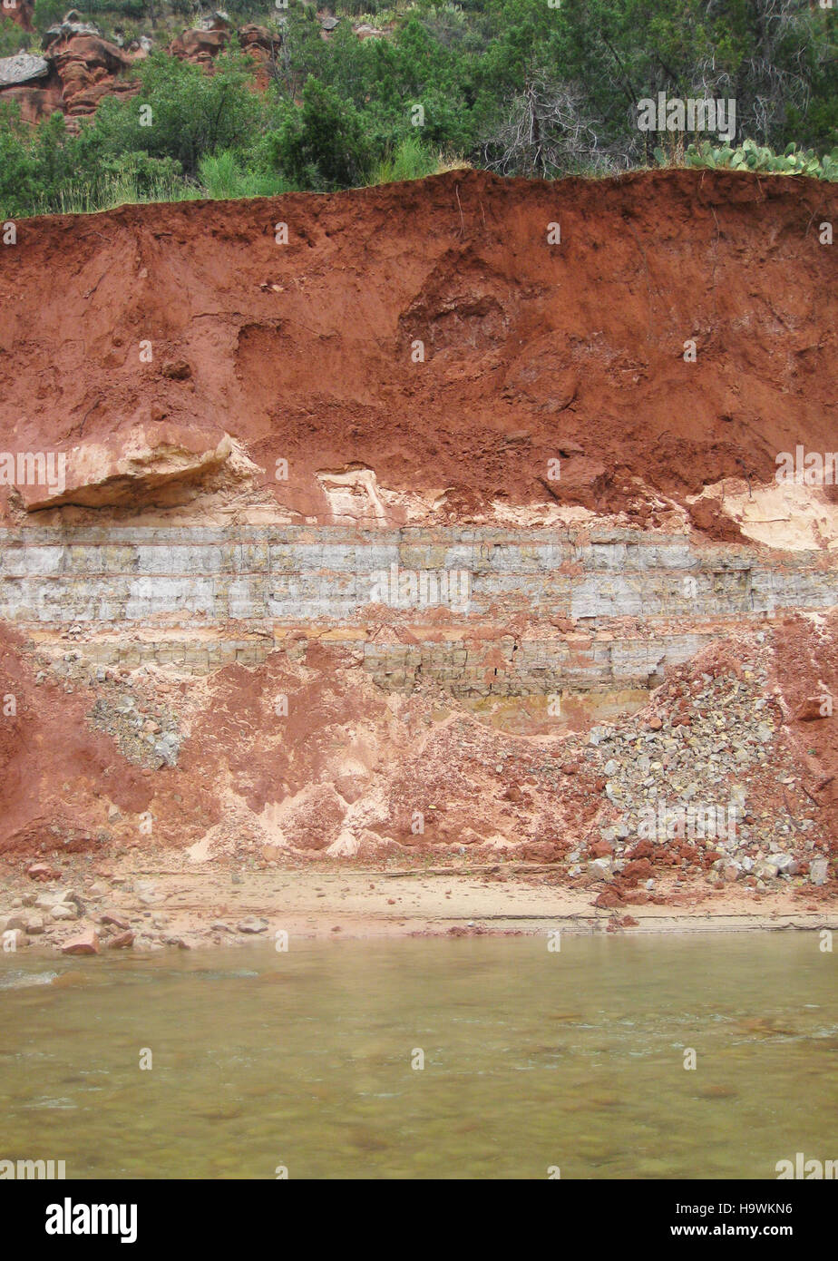 Lake deposits in Zion National Park, showcasing unique geological ...