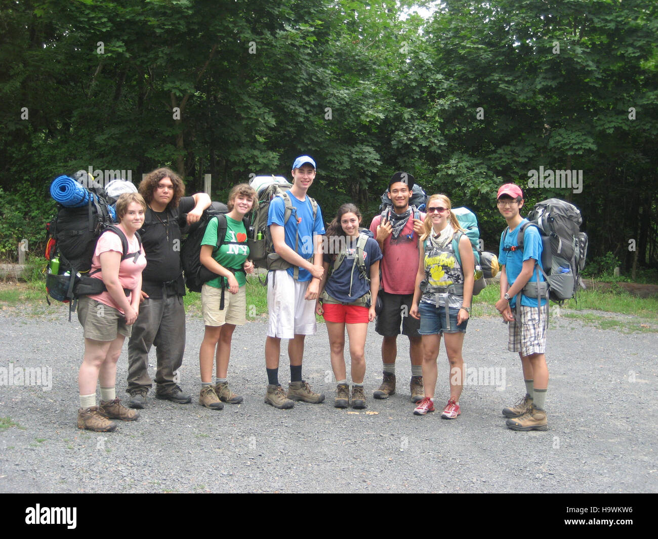The SCA (Student Conservation Association) crew at Valley Forge ...