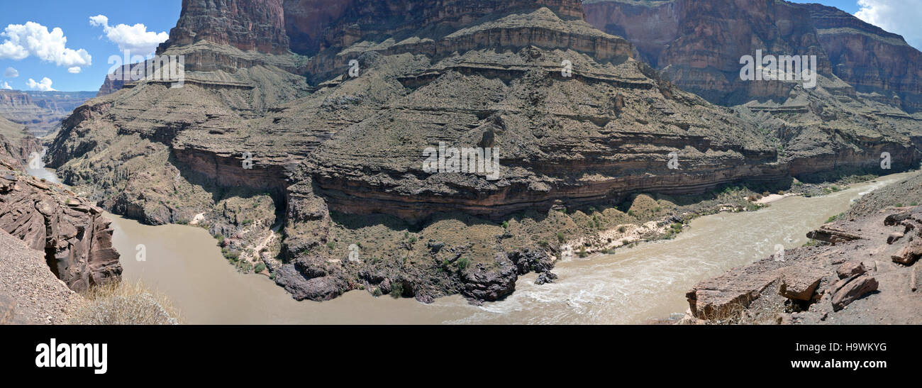 The Colorado River runs through Grand Canyon National Park, a UNESCO ...