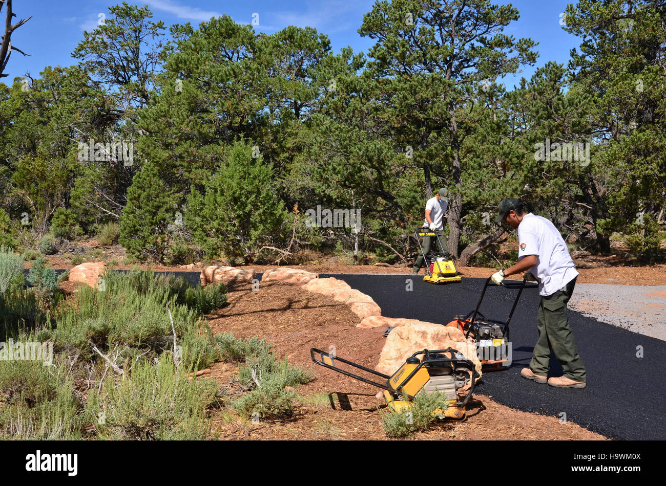 The South Rim Greenway Construction project at Grand Canyon National ...
