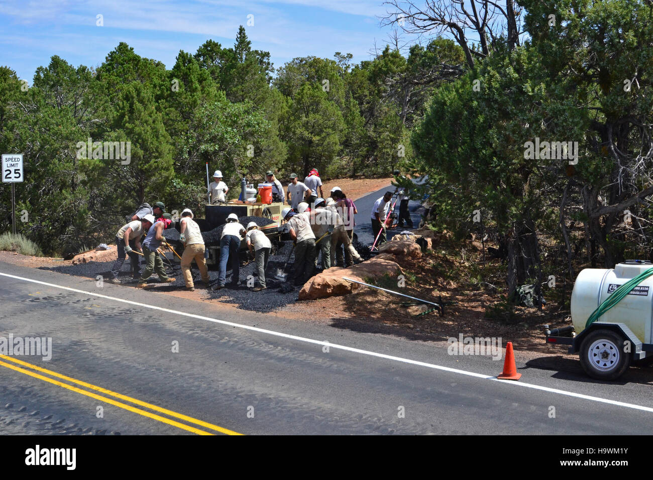 Construction of the South Rim Greenway at Grand Canyon National Park ...