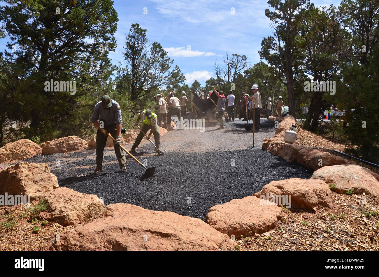 The South Rim Greenway Construction project at Grand Canyon National ...