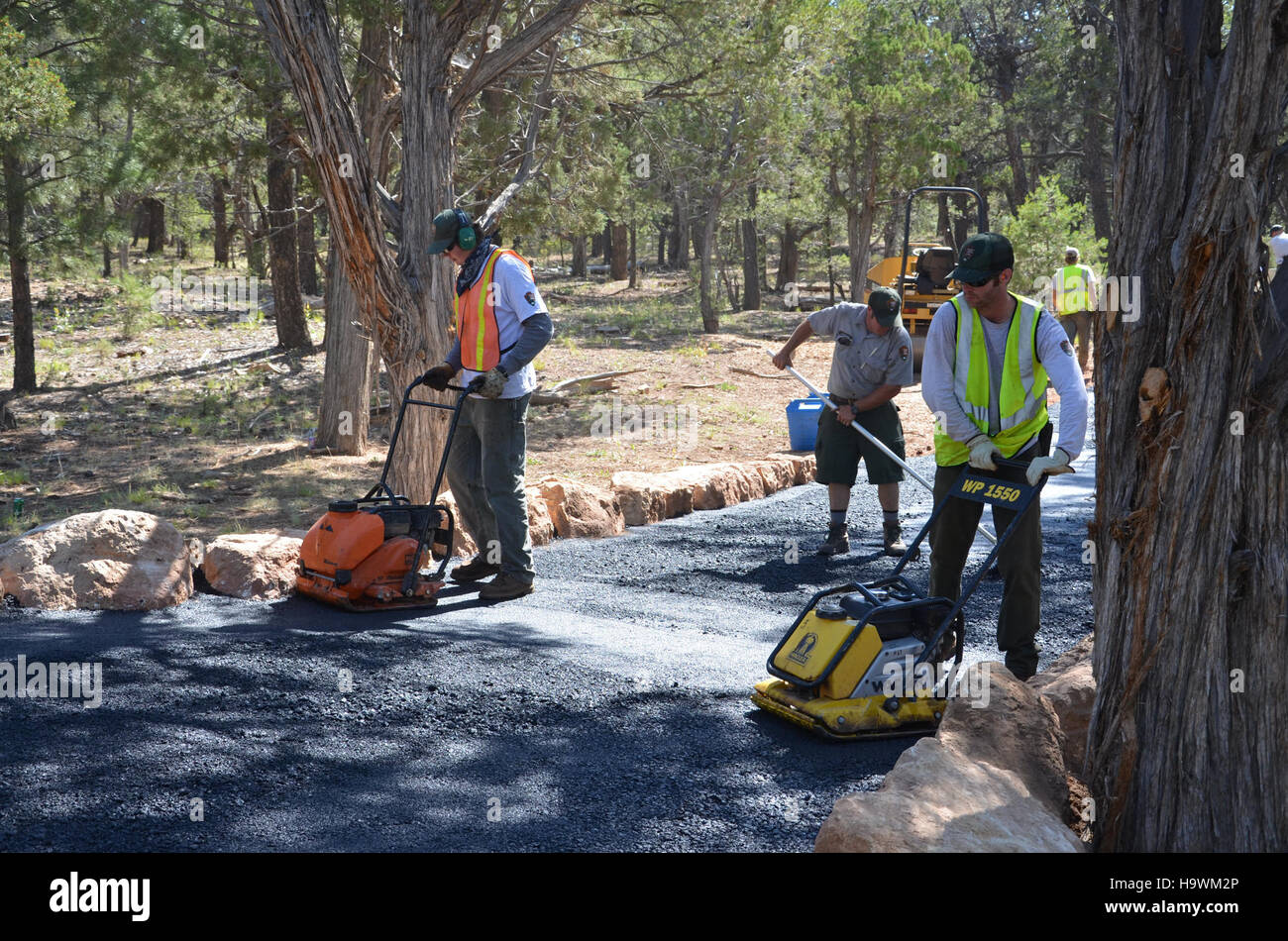 The South Rim Greenway Construction project in Grand Canyon National ...