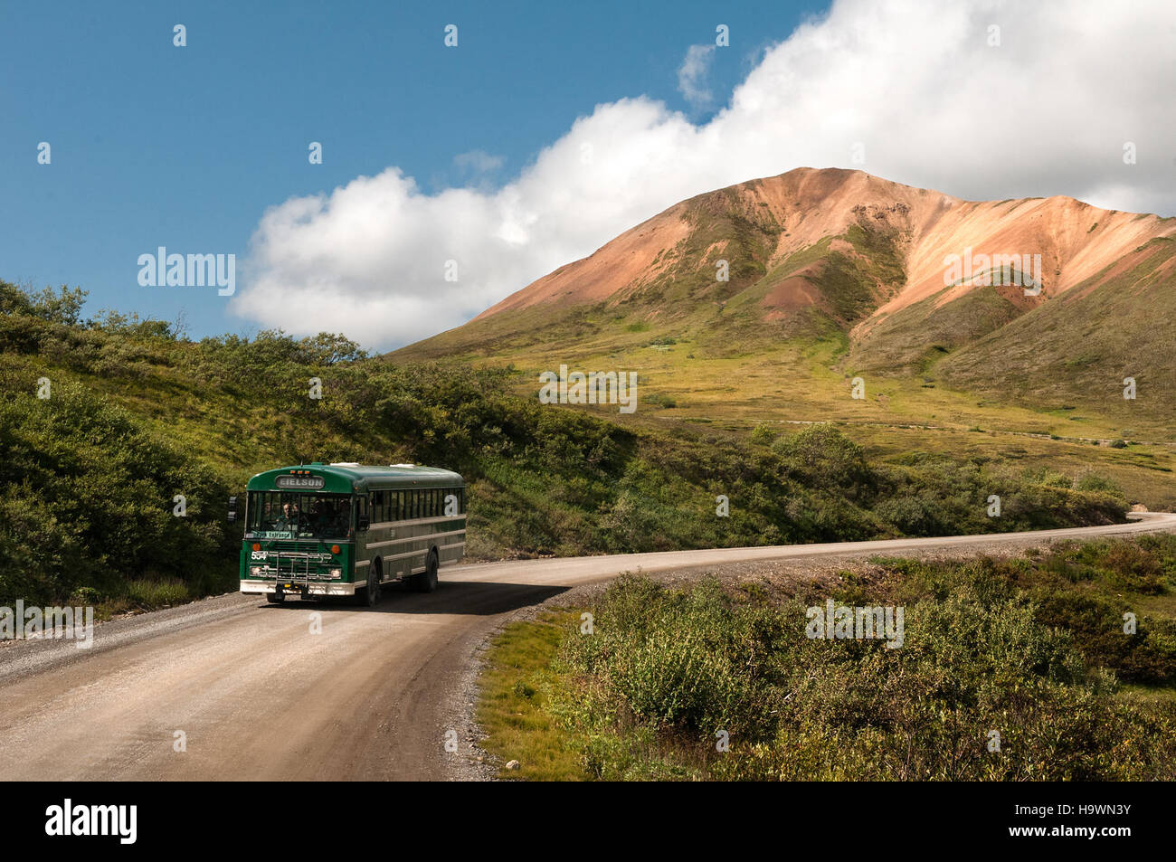 This image captures the daily operations of Denali National Park's ...