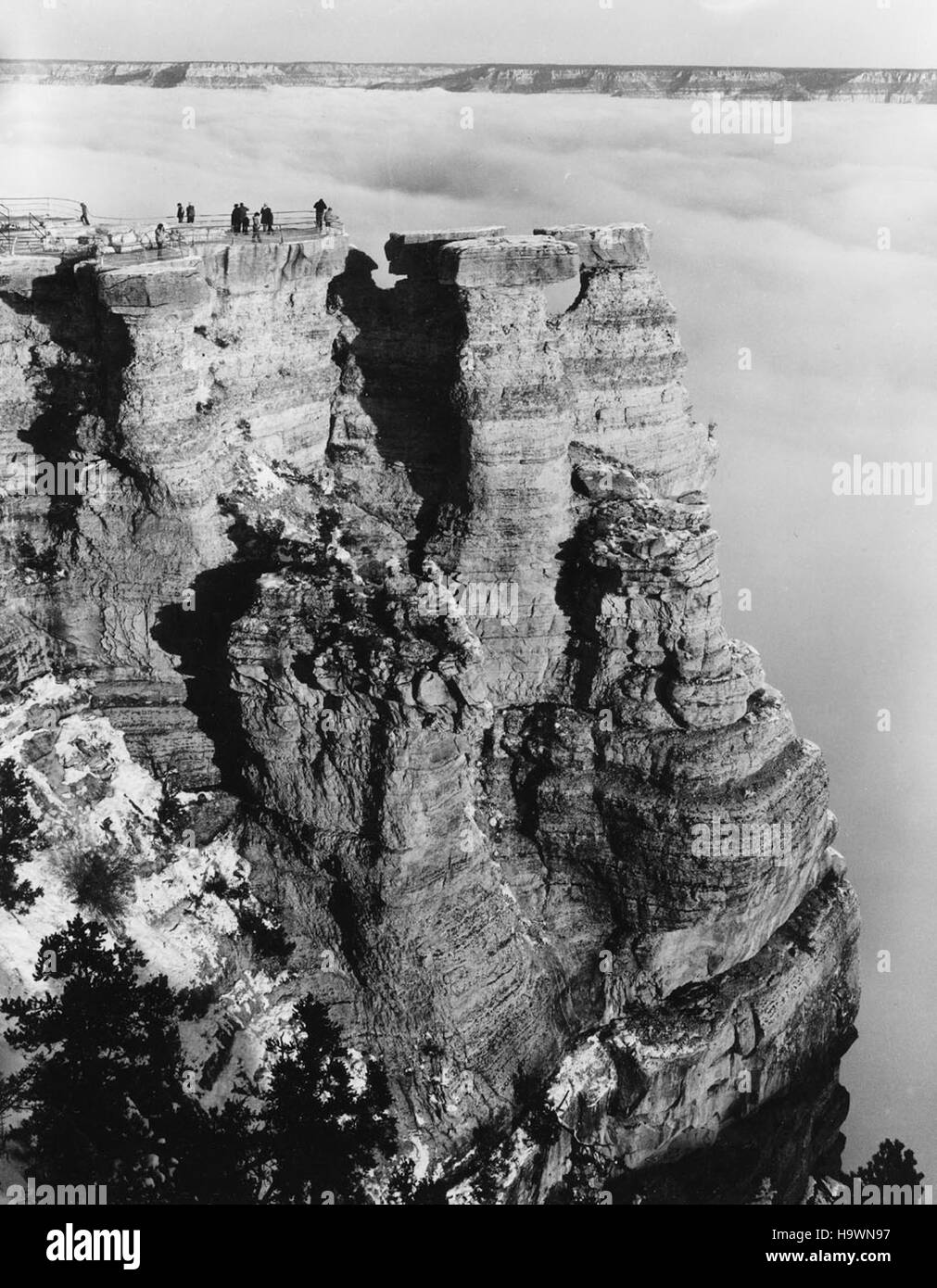 Vast grand canyon landscape Black and White Stock Photos & Images - Alamy
