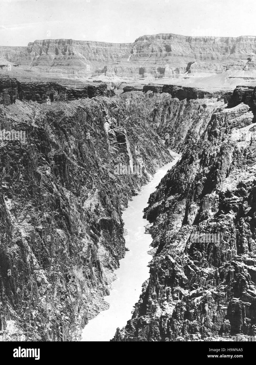 A historic view of the Colorado River through the Grand Canyon ...