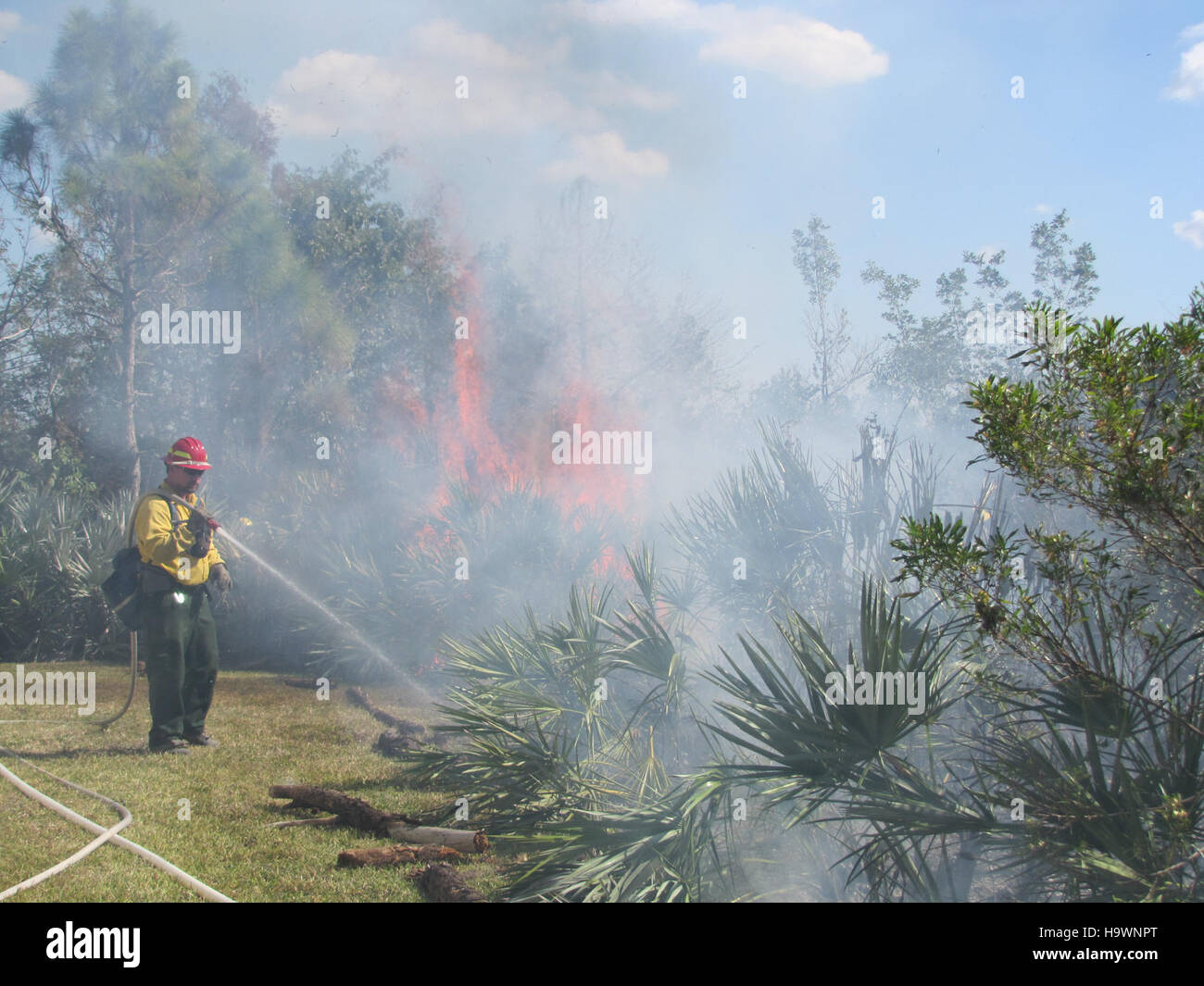 evergladesnps 9099465643 Prescribed fire near park structures (4 ...