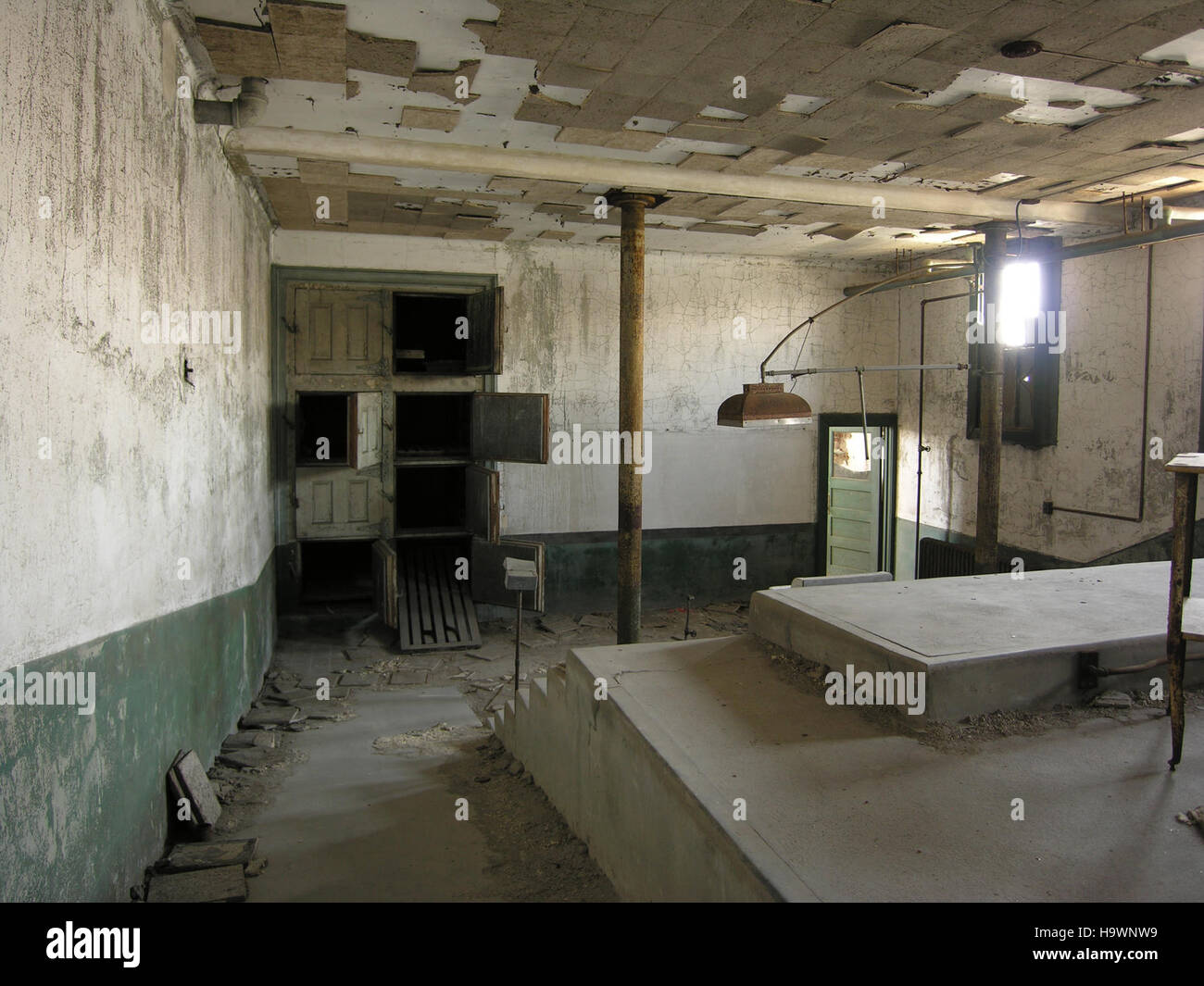 The Hospital Morgue on Island 3, located on Ellis Island, was used ...