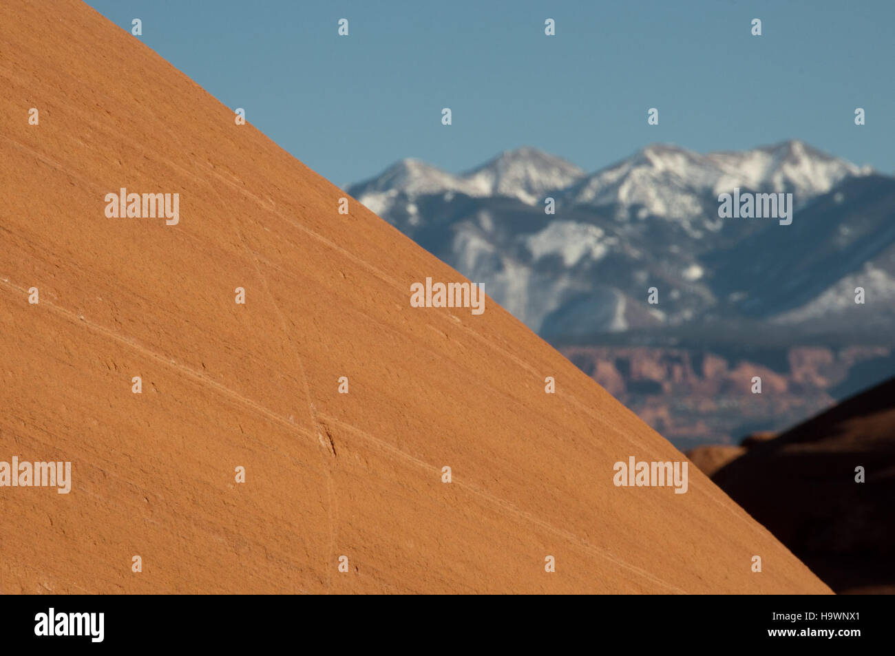 The Entrada Sandstone formation in Arches National Park is known for ...