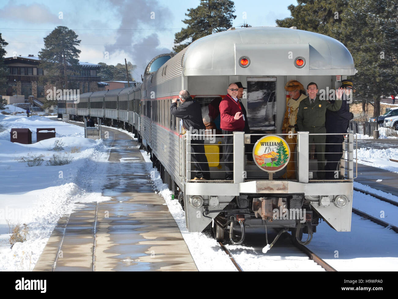 The Arizona Centennial Train, marking the 100th anniversary of ...