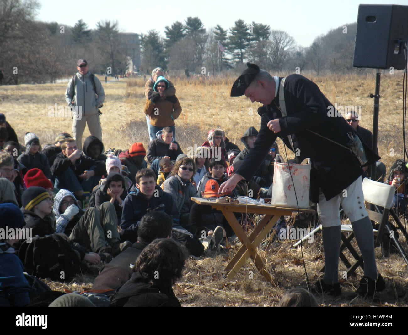 A commemorative event at Valley Forge National Historical Park, marking ...