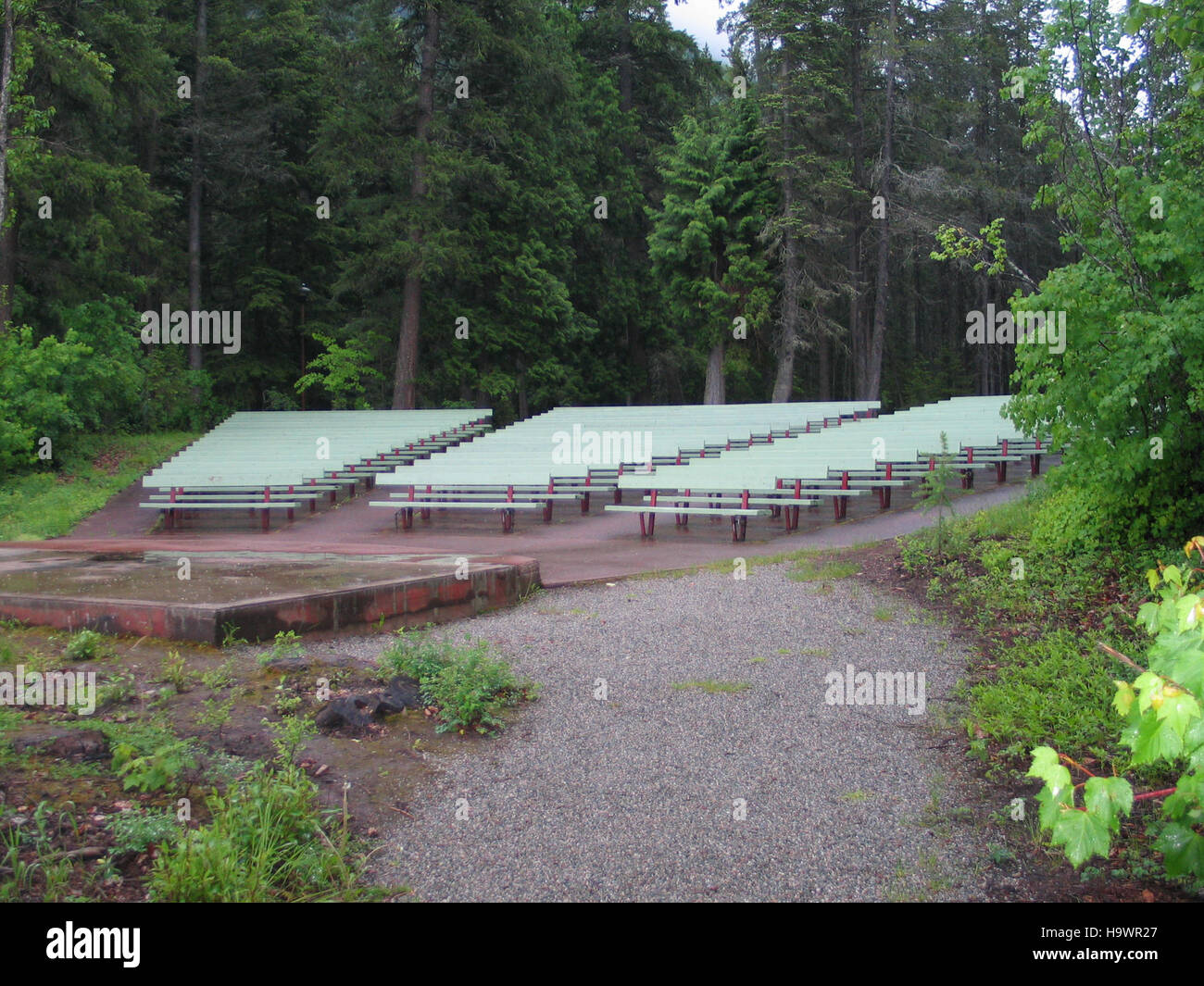Apgar Campground Amphitheater in Glacier National Park serves as a hub ...