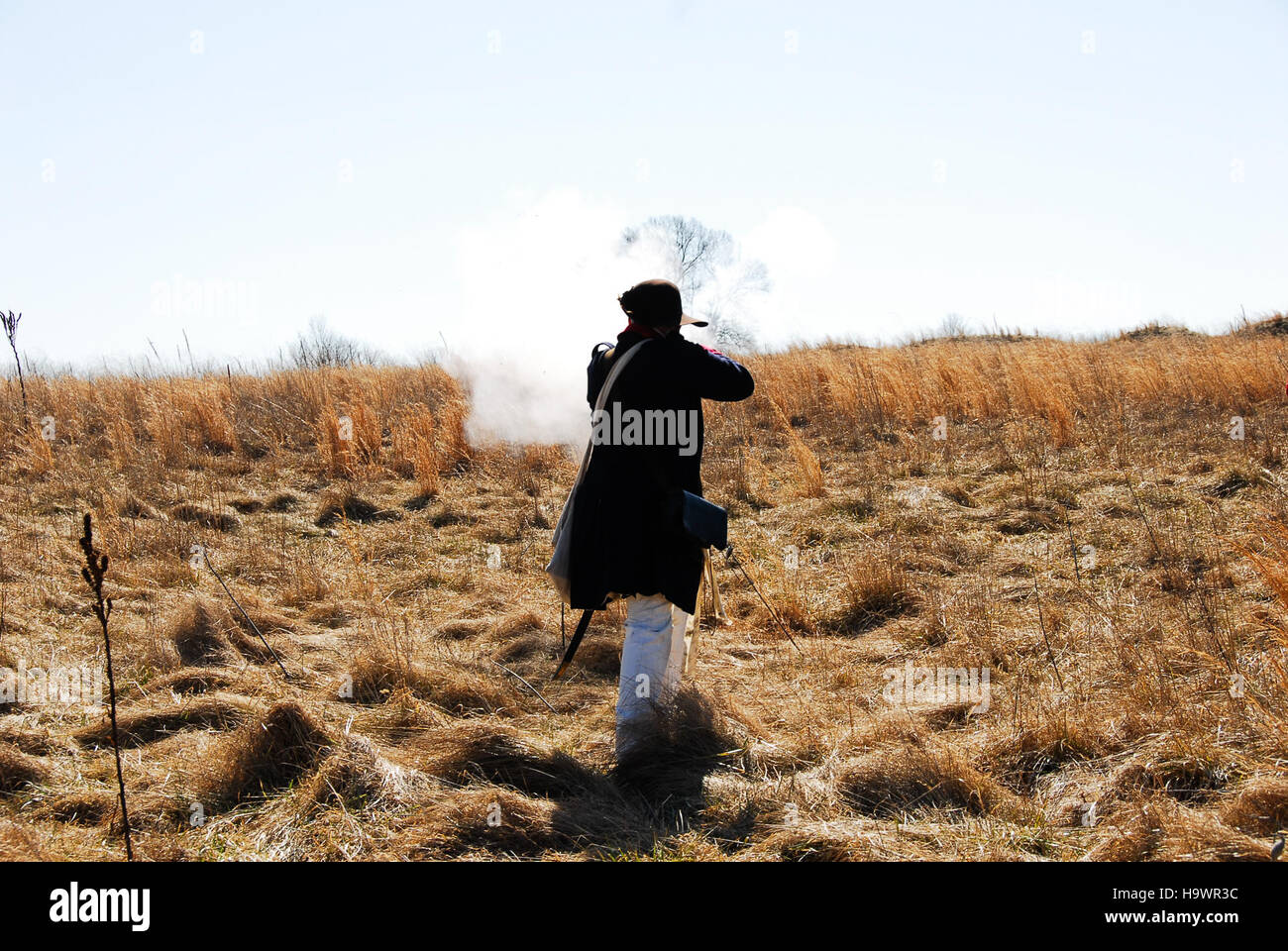 A historical musket demonstration at Valley Forge National Historical ...