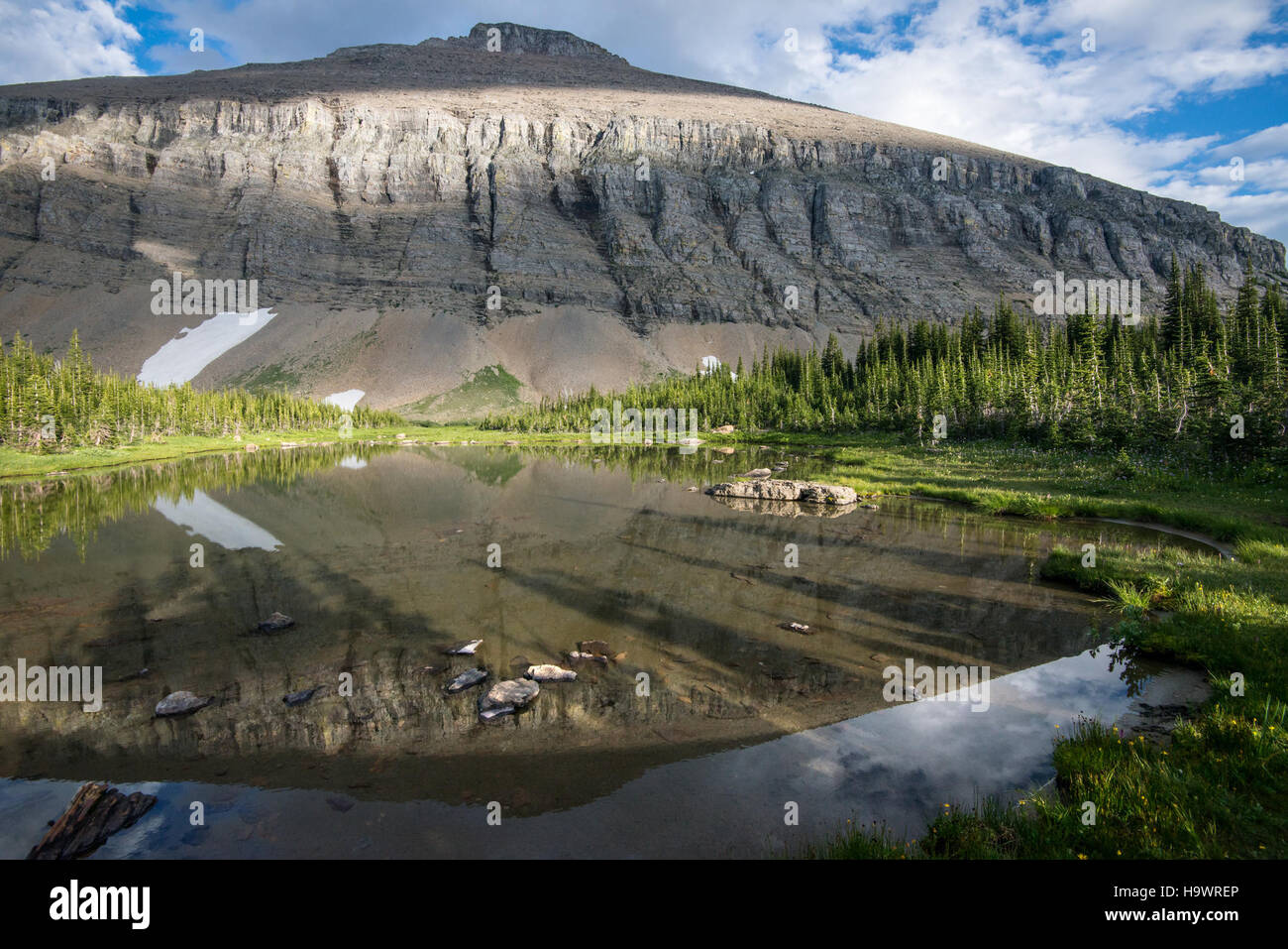 Preston Park and Shadow Pond, located in Glacier National Park, are key ...
