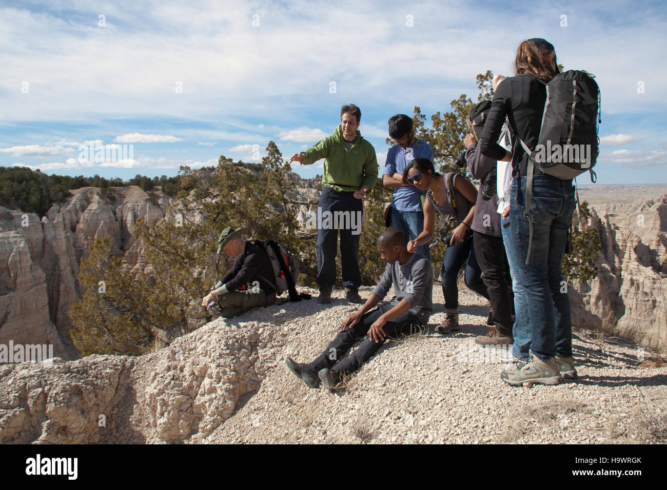A view from Calhoun in Badlands National Park, showcasing the park’s ...