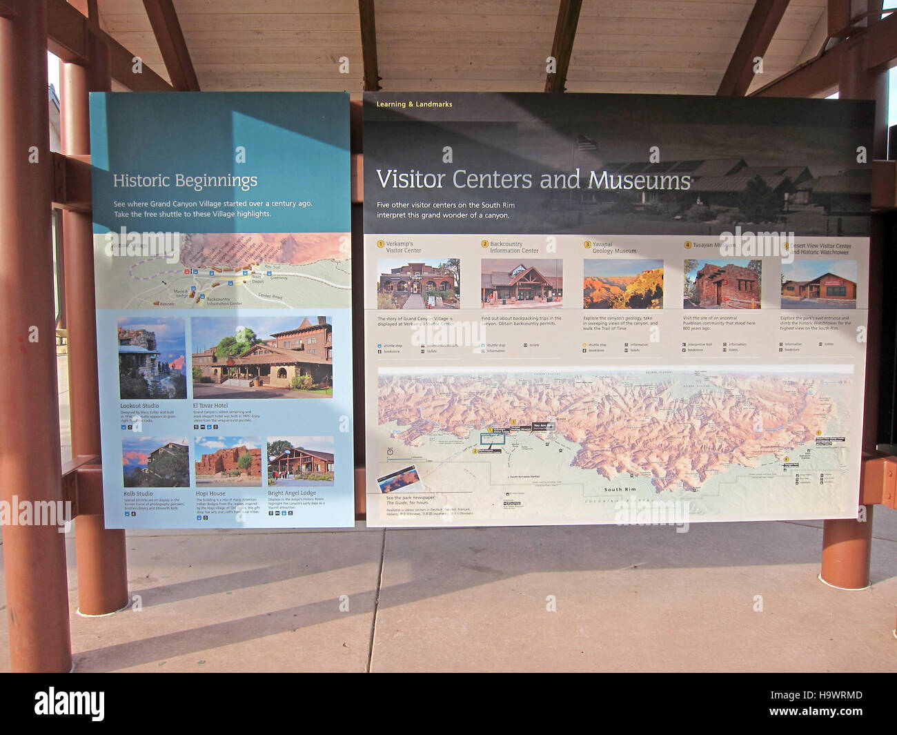 The Grand Canyon National Park Visitor Center installation showcases ...