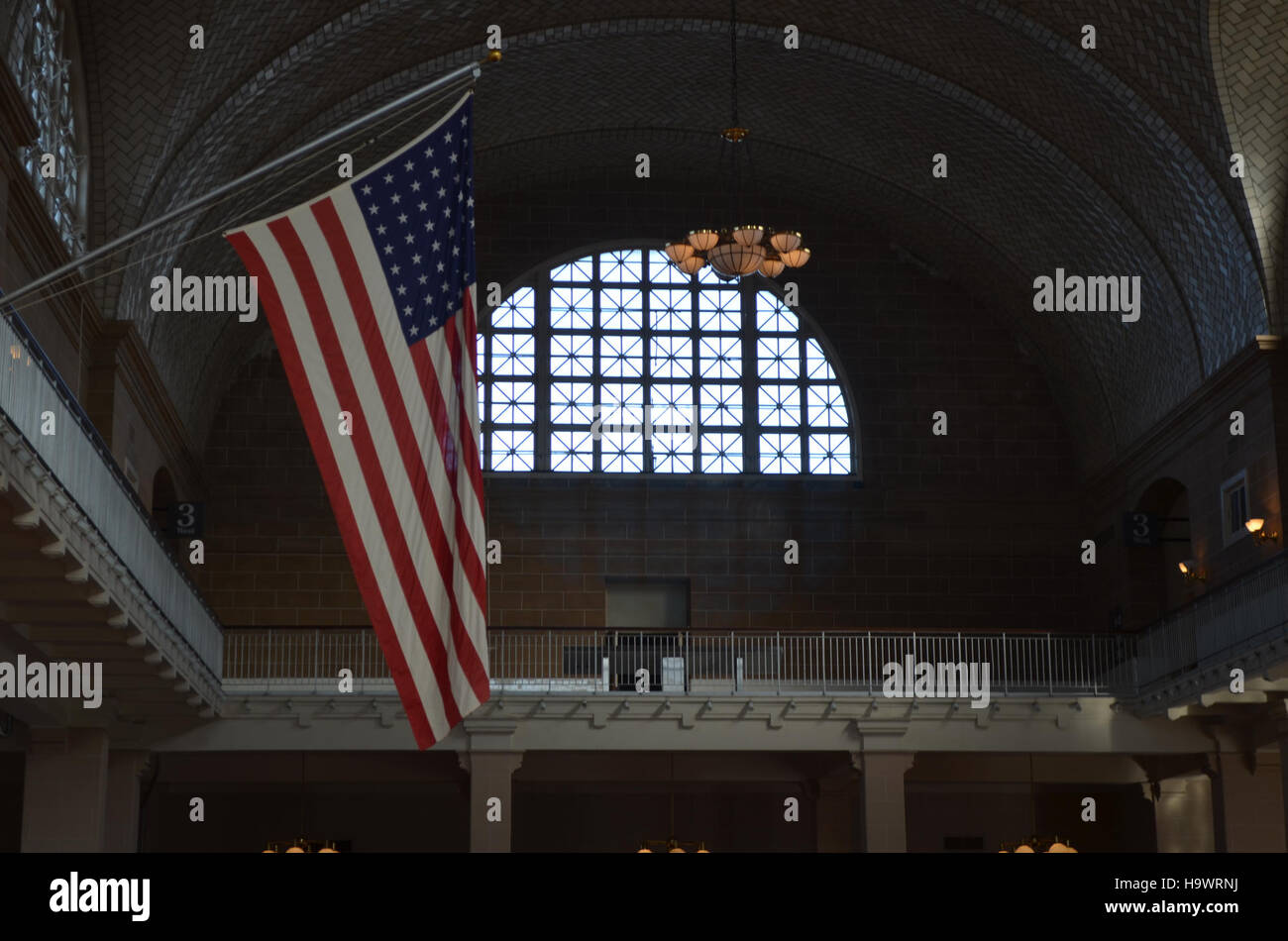 The Great Hall at Ellis Island was once the entry point for millions of ...