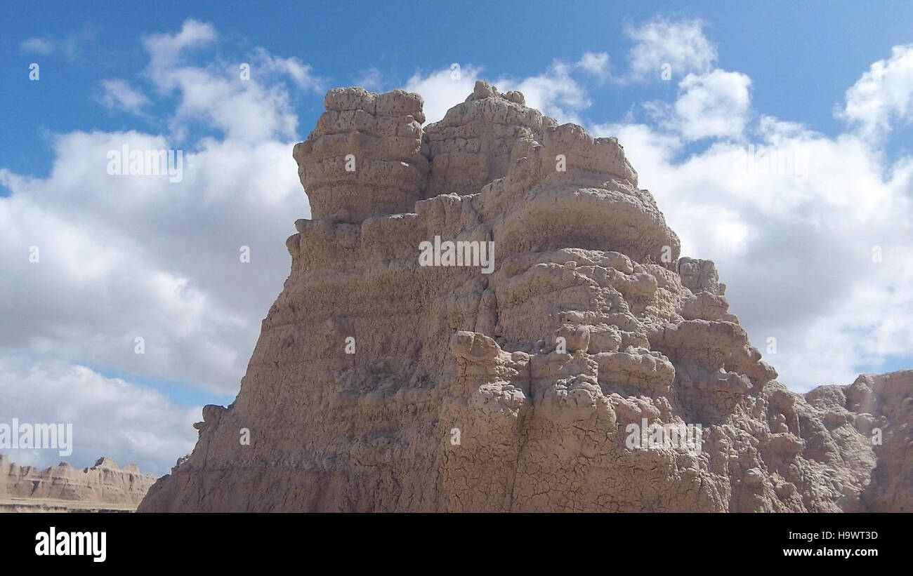 A snapshot taken at Badlands National Park, capturing the rugged ...