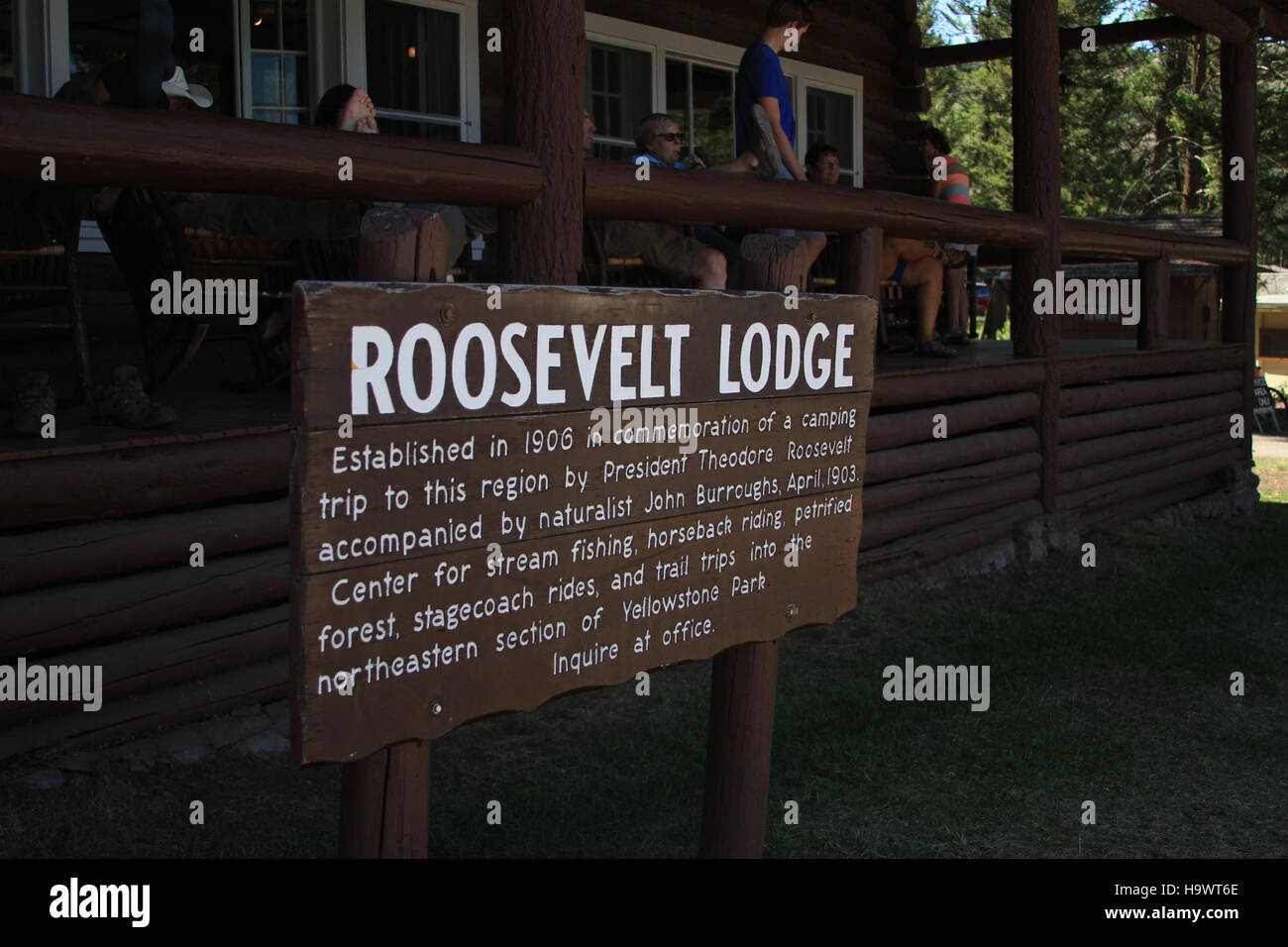 Roosevelt lodge hi-res stock photography and images - Alamy