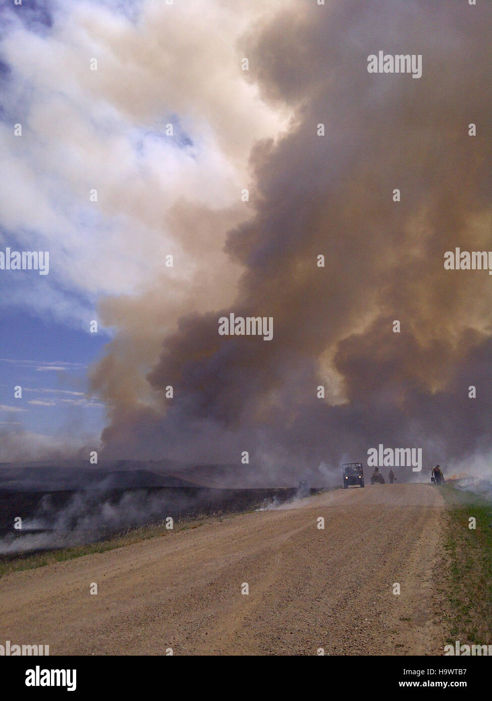 The 2012 prescribed burn in Badlands National Park was a controlled ...