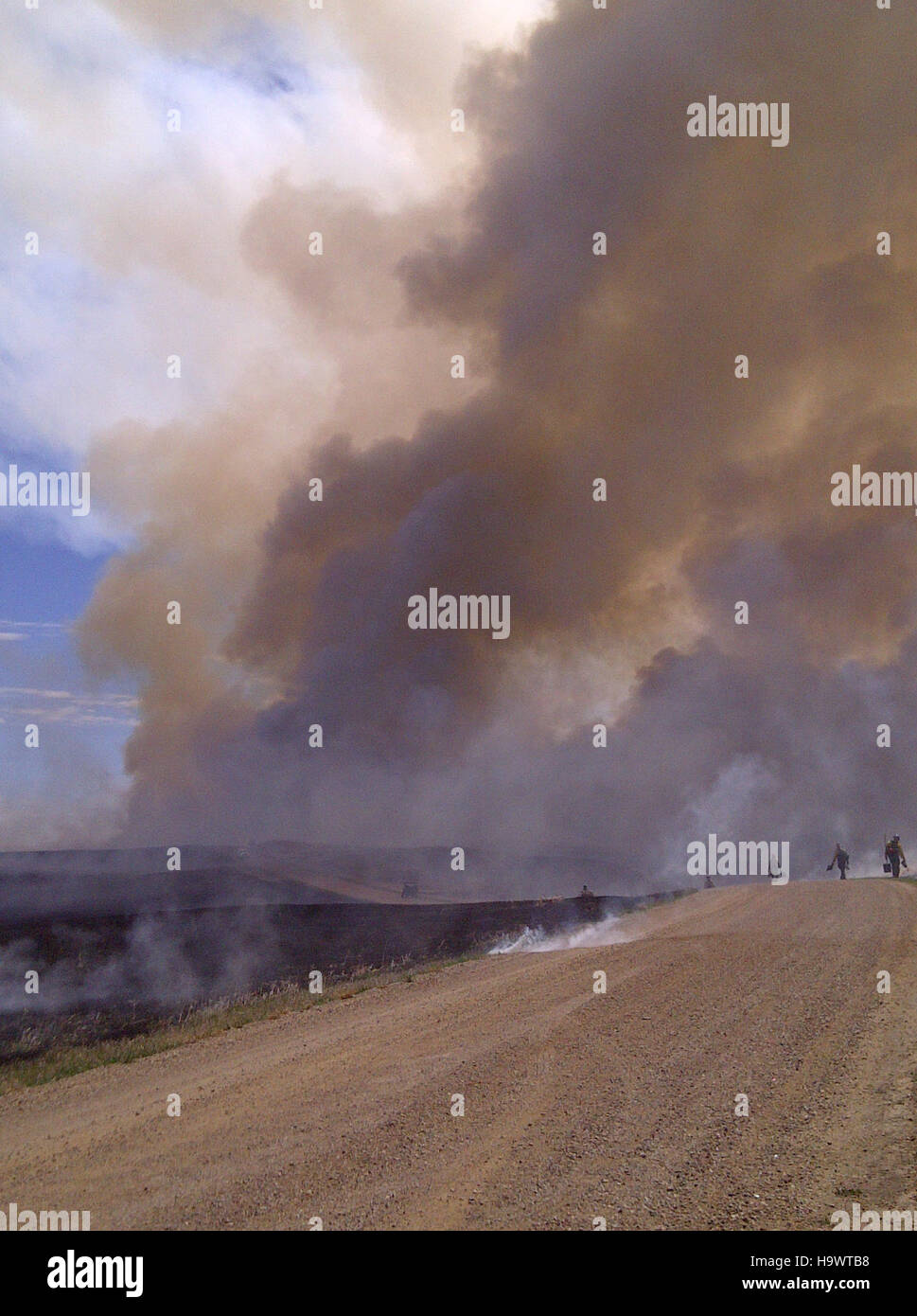 In April 2012, Badlands National Park conducted a prescribed burn to ...