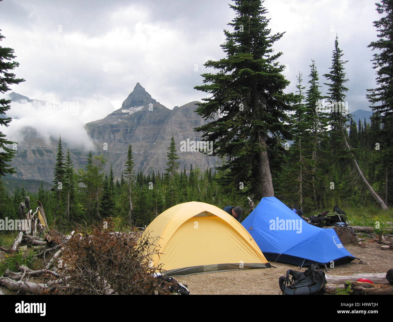 Hole-in-the-Wall Backcountry Campground, located within Glacier ...