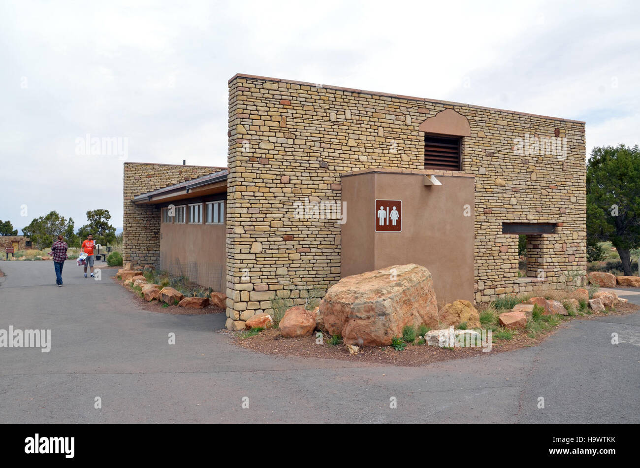 The Desert View Restrooms at Grand Canyon National Park provide ...
