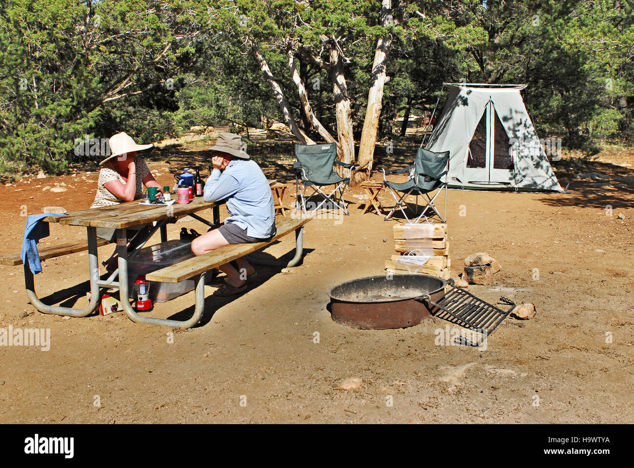 Mather Campground in Grand Canyon National Park, a popular location for ...