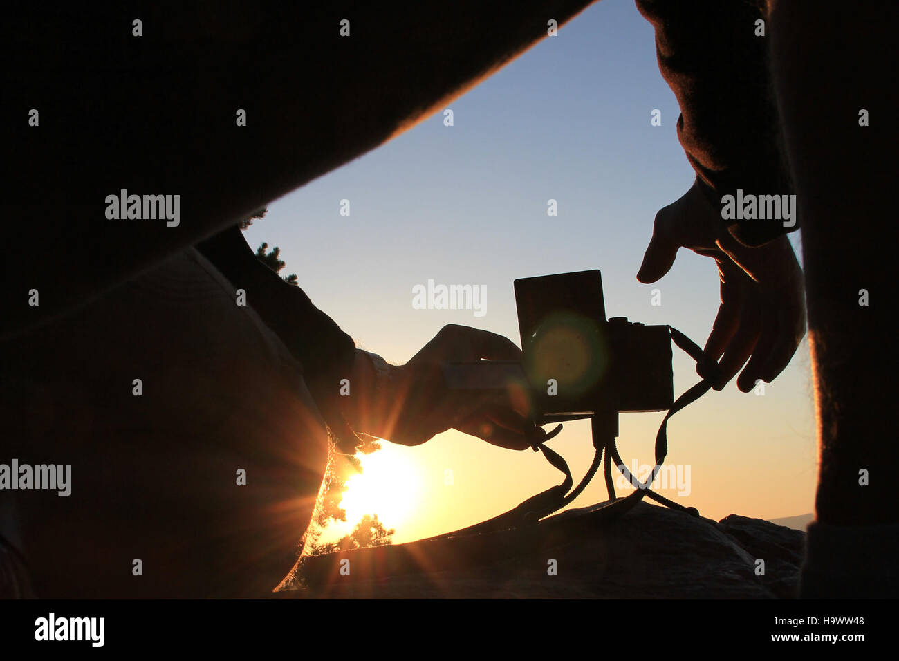 Visitors at Grand Canyon National Park view an annular eclipse, a rare ...