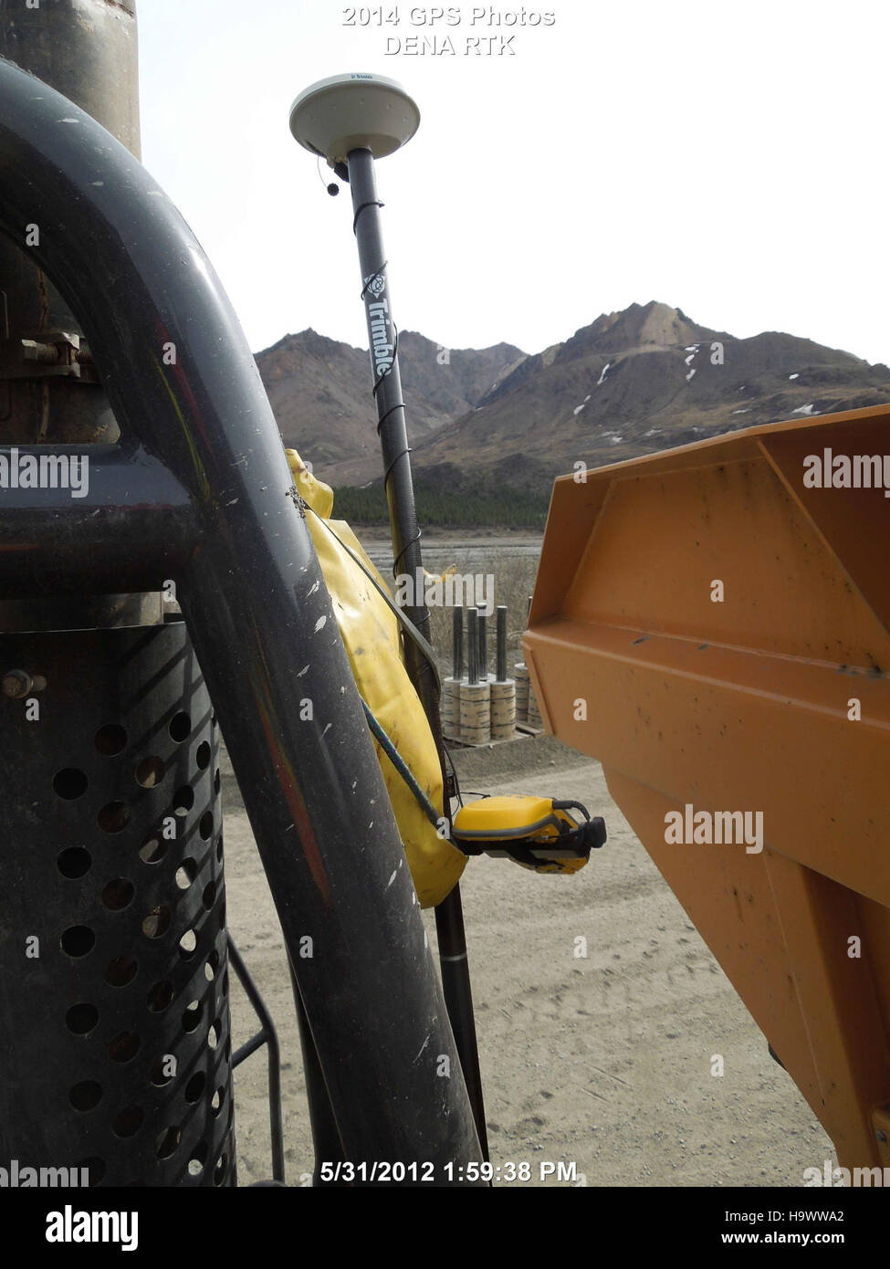 This photograph from Alaska shows GPS data collection in remote regions ...