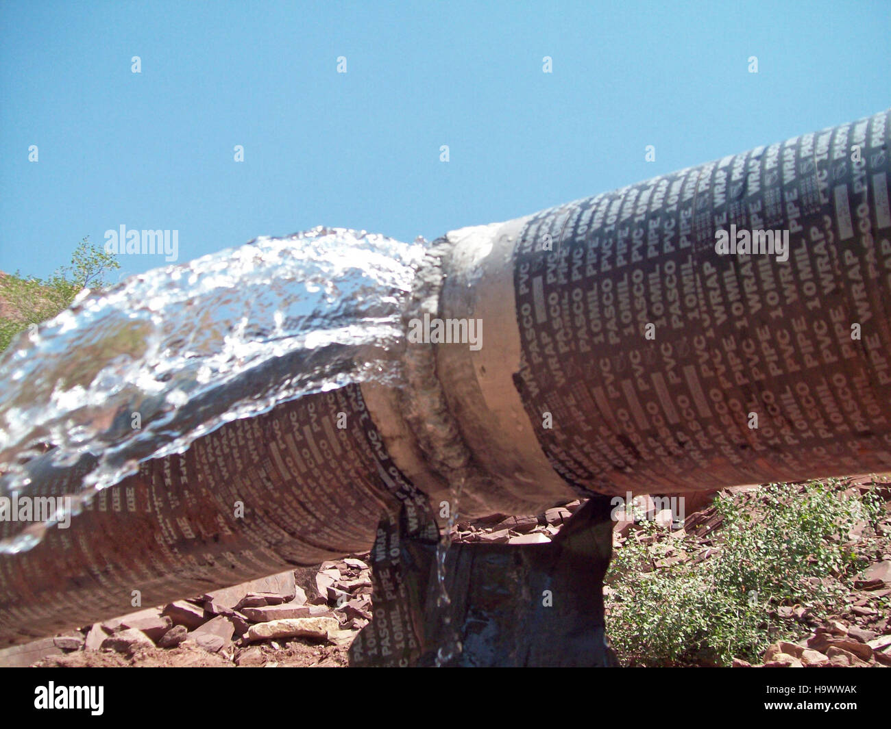 The Trans Canyon Pipeline repair project at Grand Canyon National Park ...