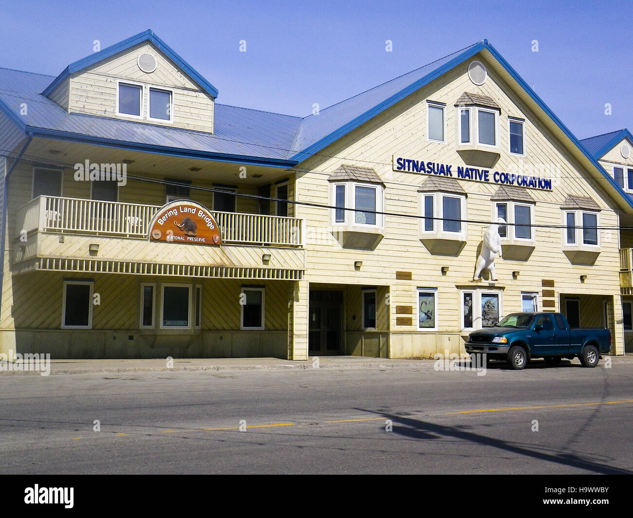 The Bering Land Bridge Visitor Center in Nome provides information ...