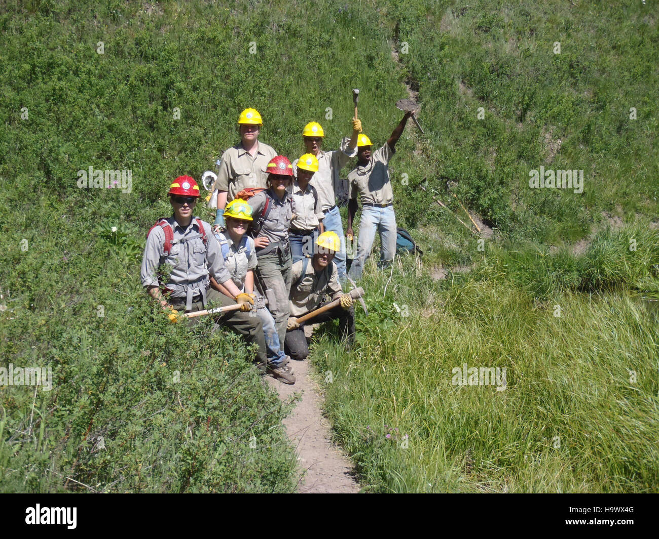 The Youth Conservation Corps (YCC) in Yellowstone National Park provides young people with the ...