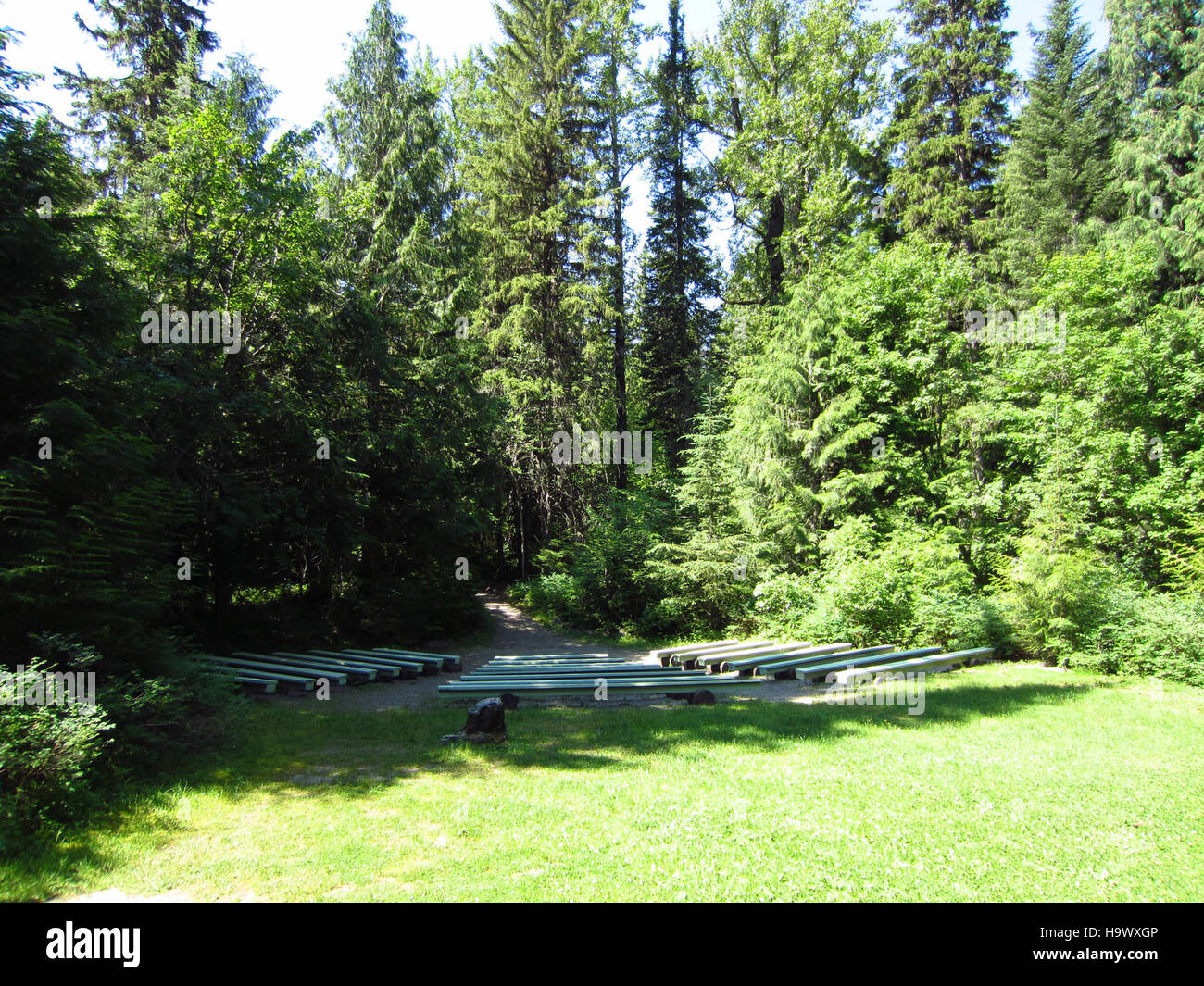 Avalanche Creek Amphitheater in Glacier National Park is known for its ...