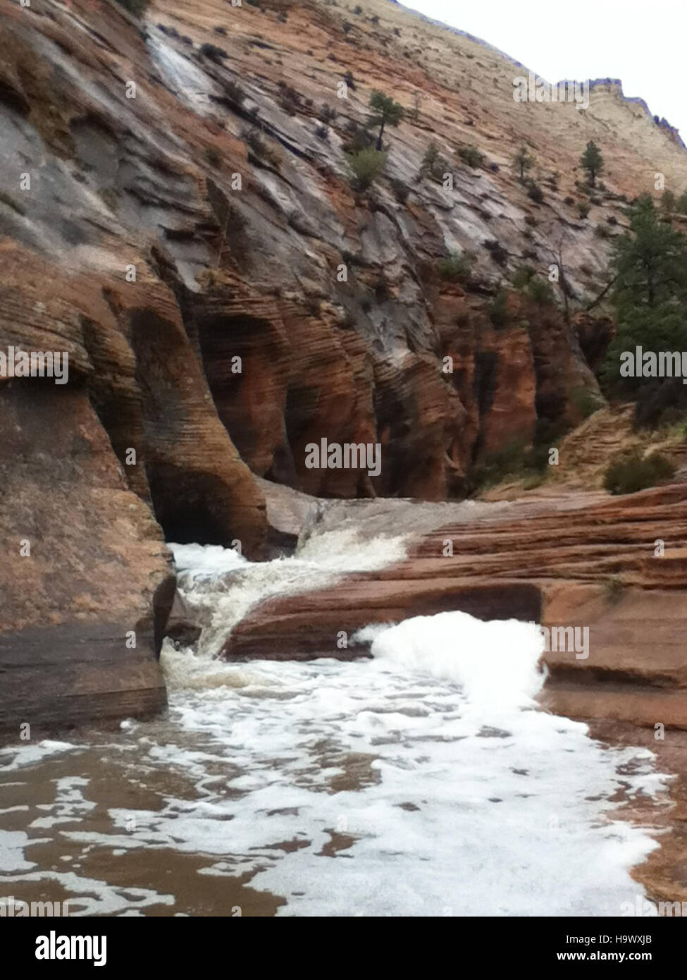 The photograph taken at Keyhole Canyon shows the intricate rock ...