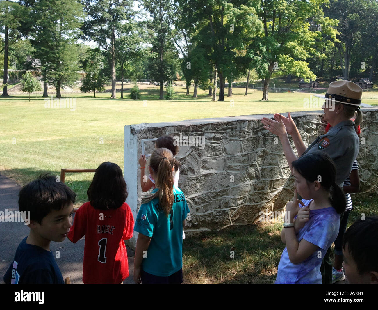 Ranger Rhonda captures a moment at Valley Forge National Park, framing ...
