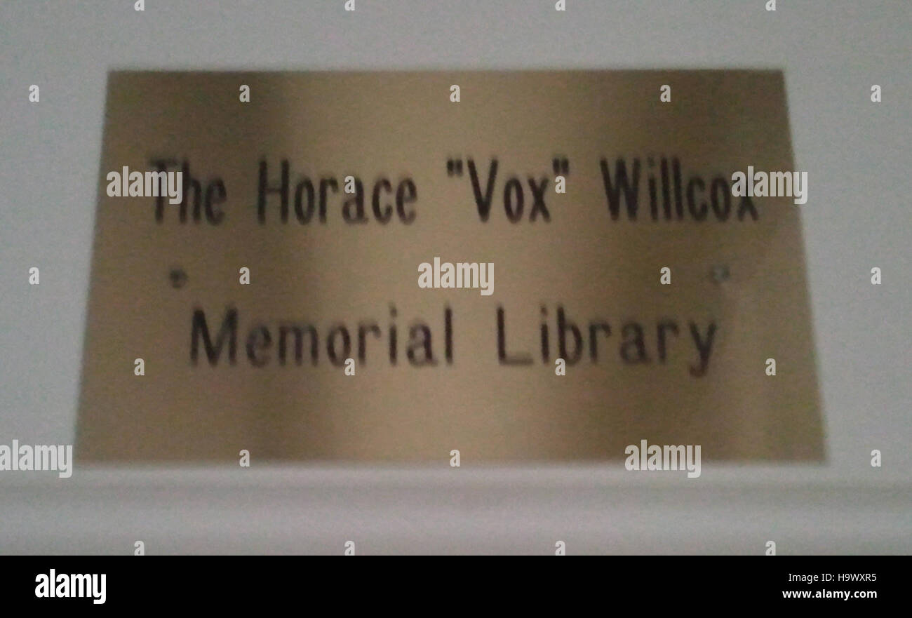 This image of the Horace 'Vox' Willcox Memorial Library at Valley Forge ...