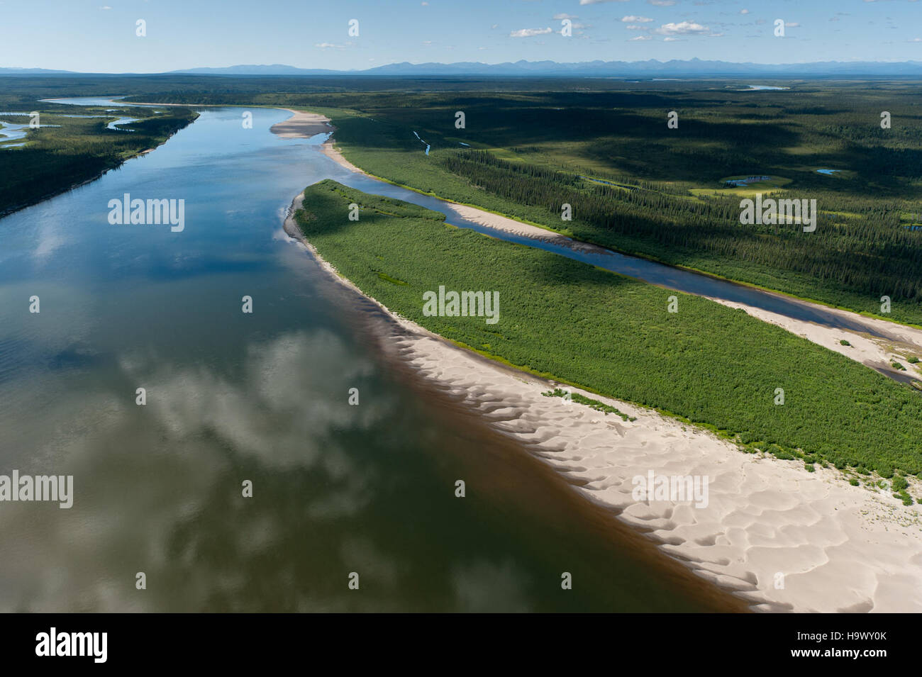 The image of the Kobuk River in Alaska highlights the natural beauty of ...