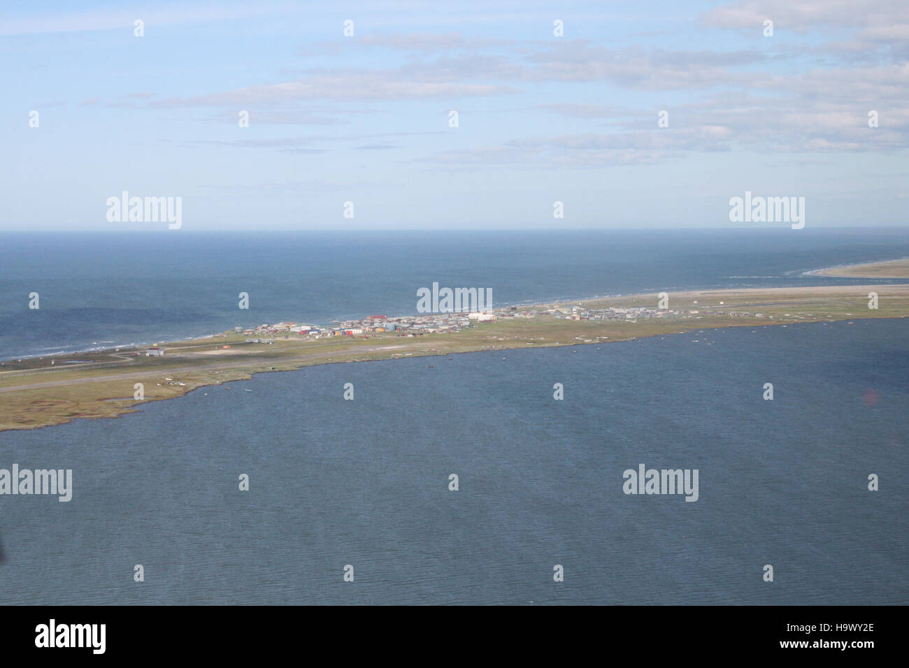 This photograph captures the Bering Land Bridge area, a region ...