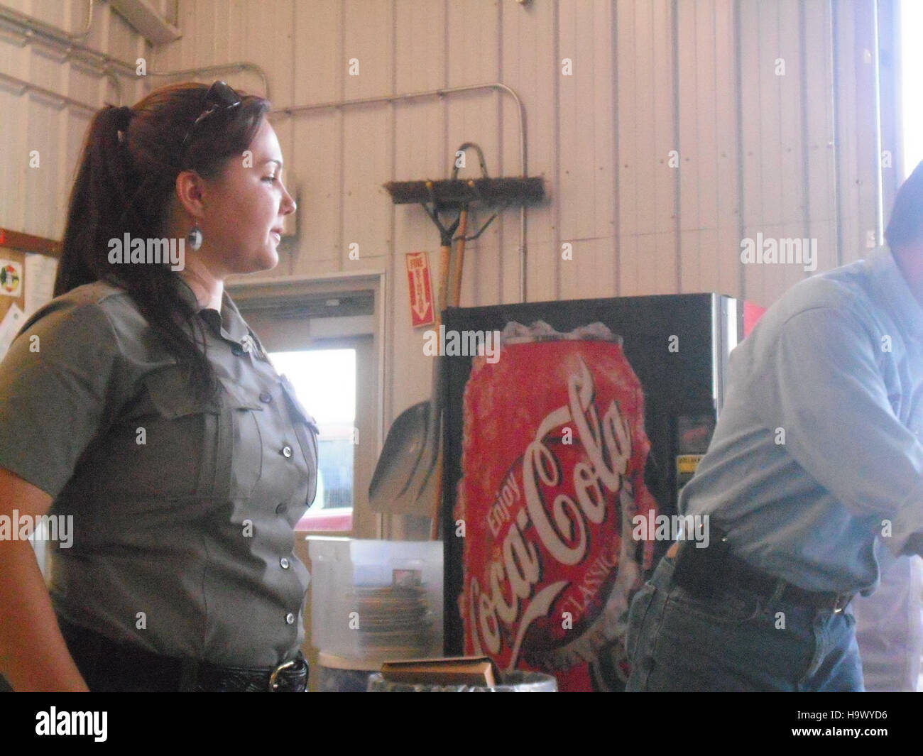 This photograph captures the dramatic and rugged terrain of Badlands ...