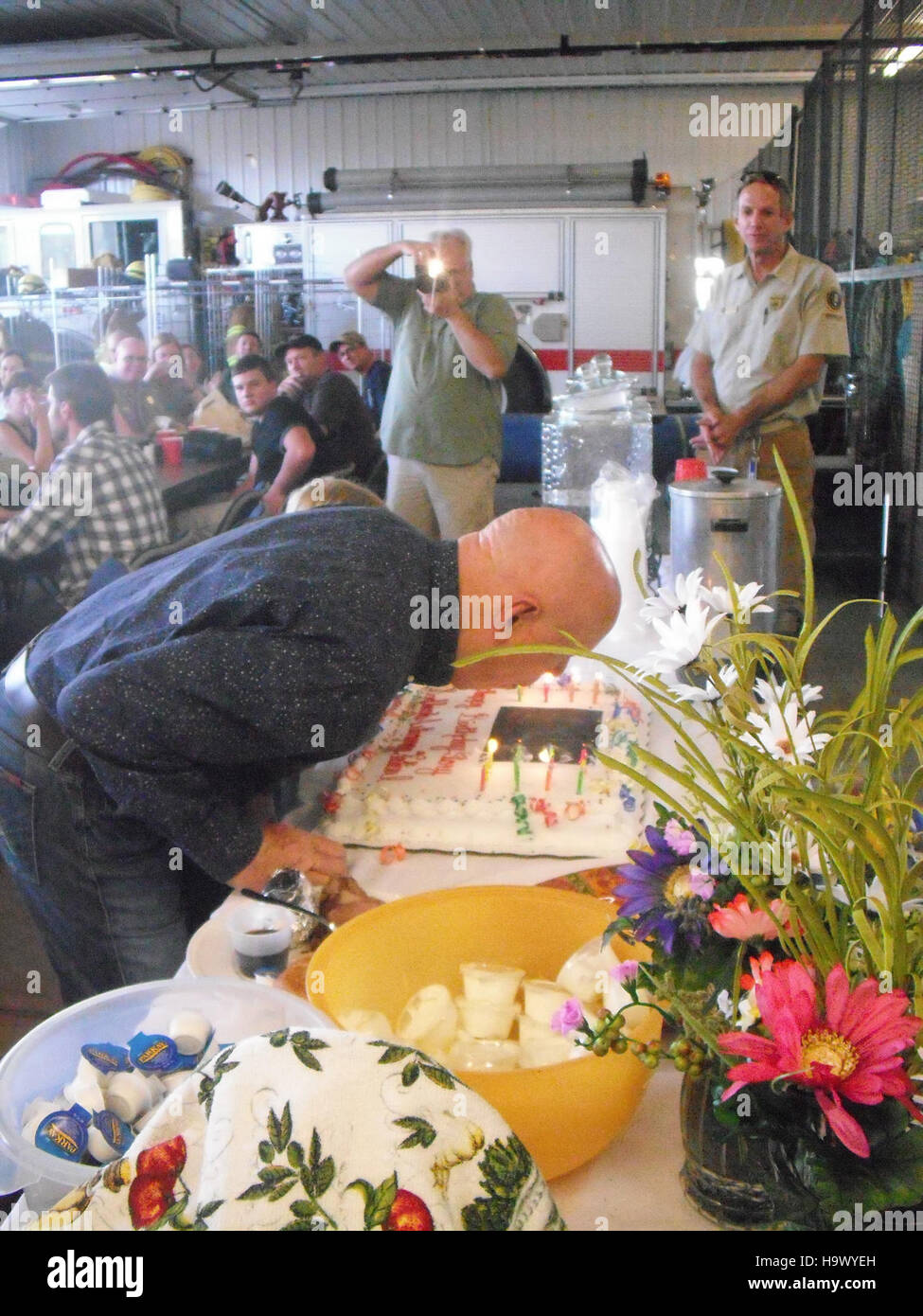 This photograph shows the rugged terrain of Badlands National Park ...