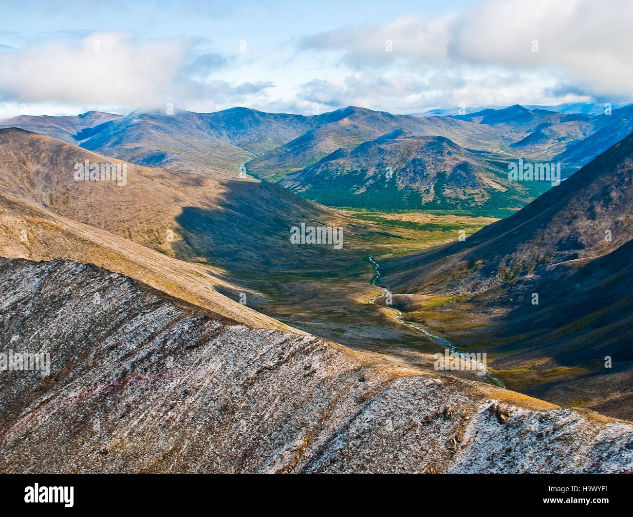 The Bering Land Bridge, a landmass that once connected Asia and North ...