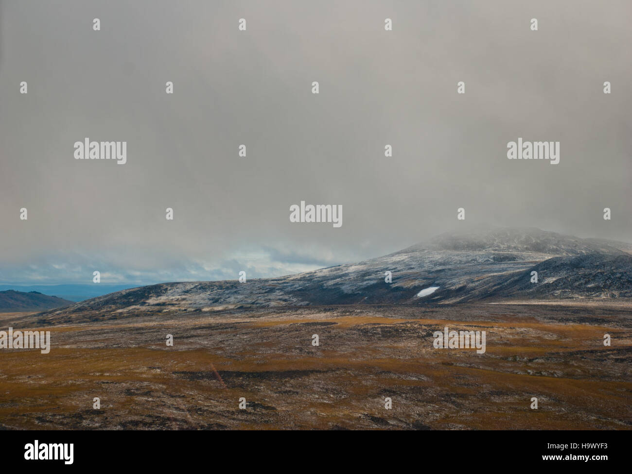 The Bering Land Bridge is a historic geological feature, and this image ...